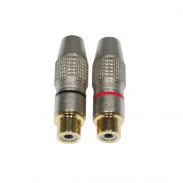 AC-C-RFG/SET RCA Cinch plug female gold